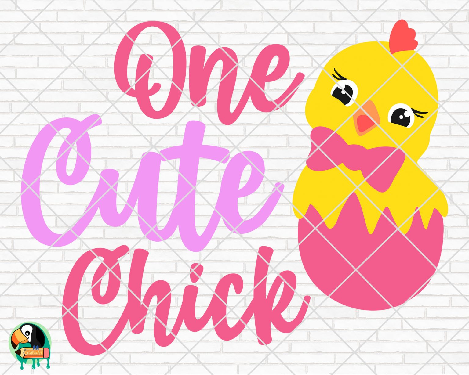 One Cute Chick SVG | HotSVG.com
