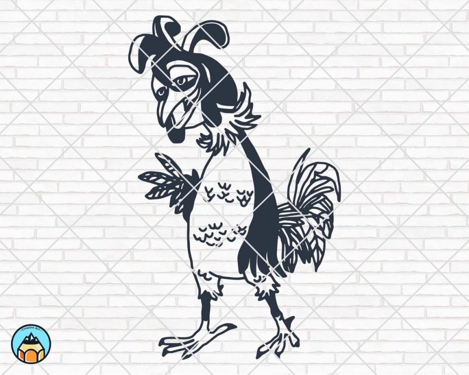 Crazy Chicken SVG | HotSVG.com