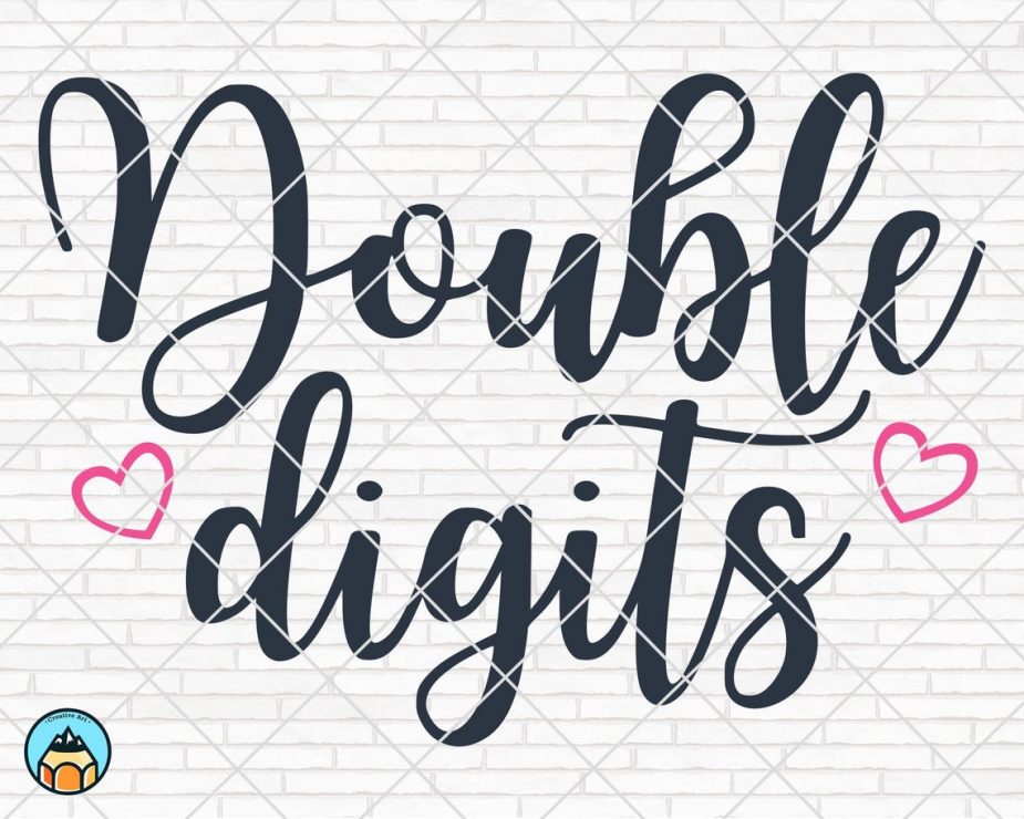 Double Digits SVG | HotSVG.com