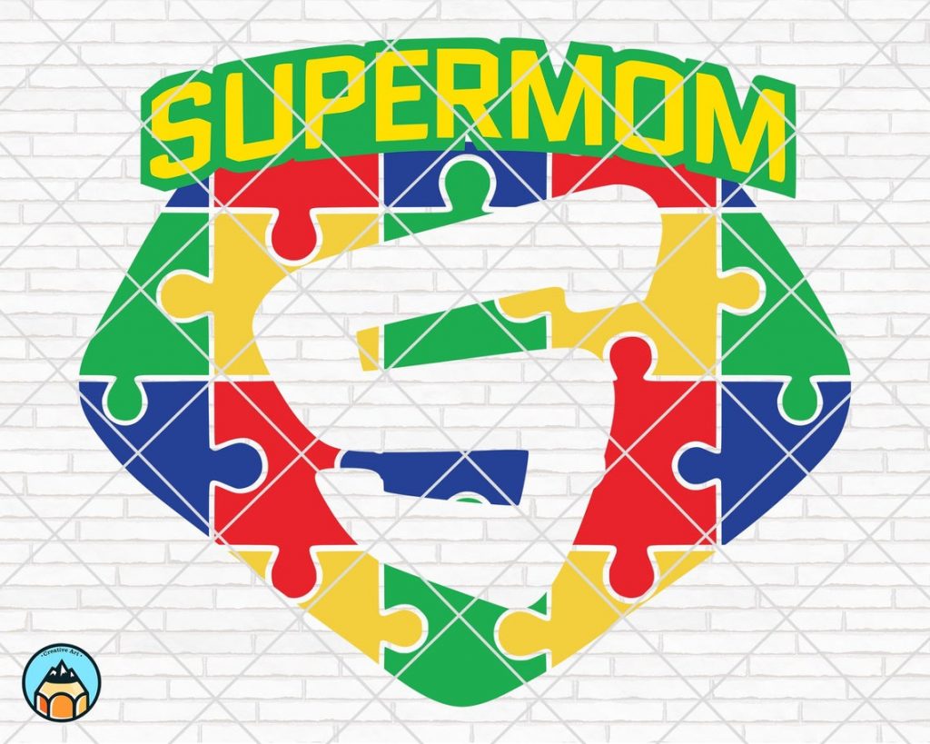 Autism Super Mom SVG | HotSVG.com