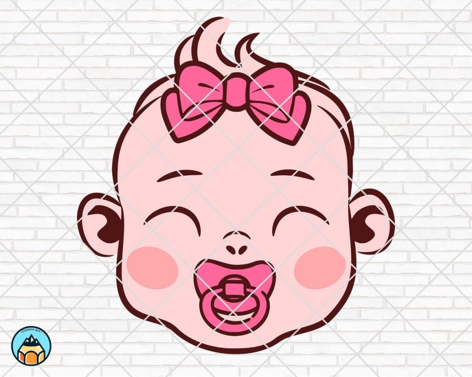 Baby Face SVG | HotSVG.com